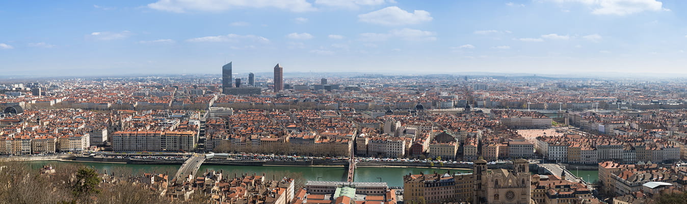 Park in the city of Lyon