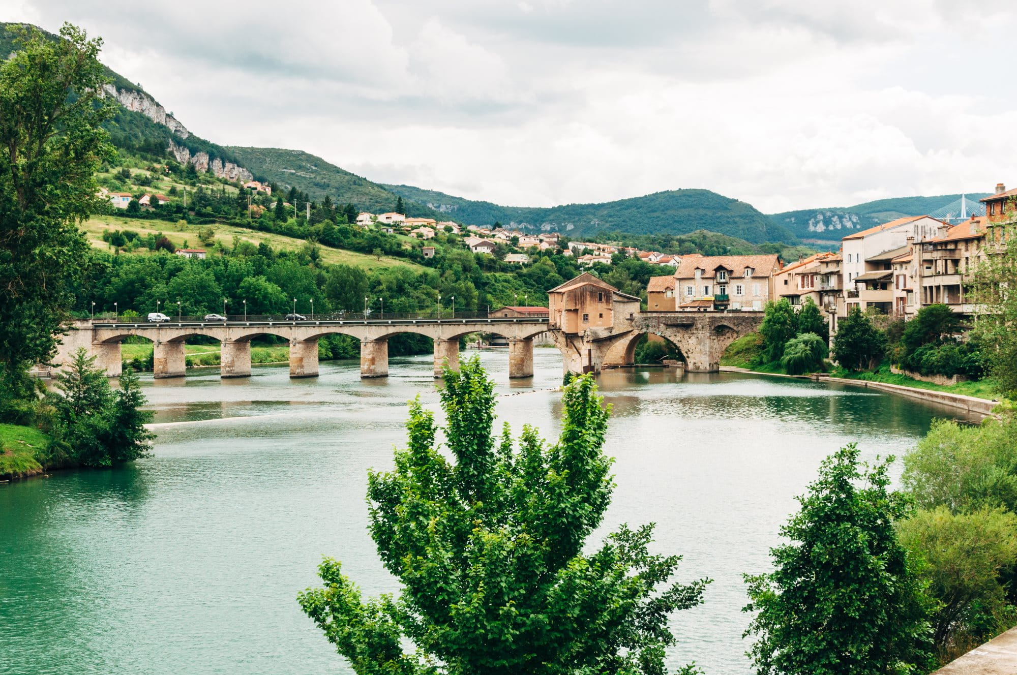 Park in the city of Millau