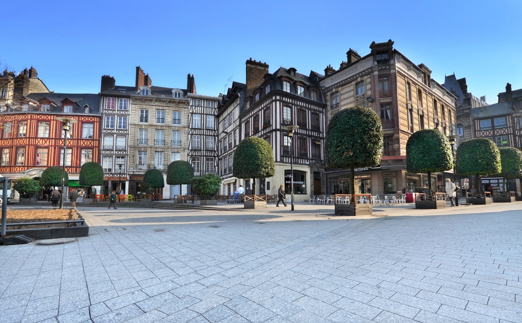 Park in the city of Rouen