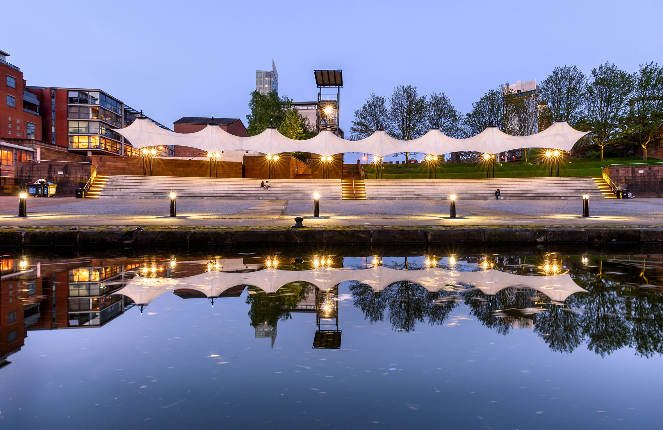 Car park for Castlefield Bowl
